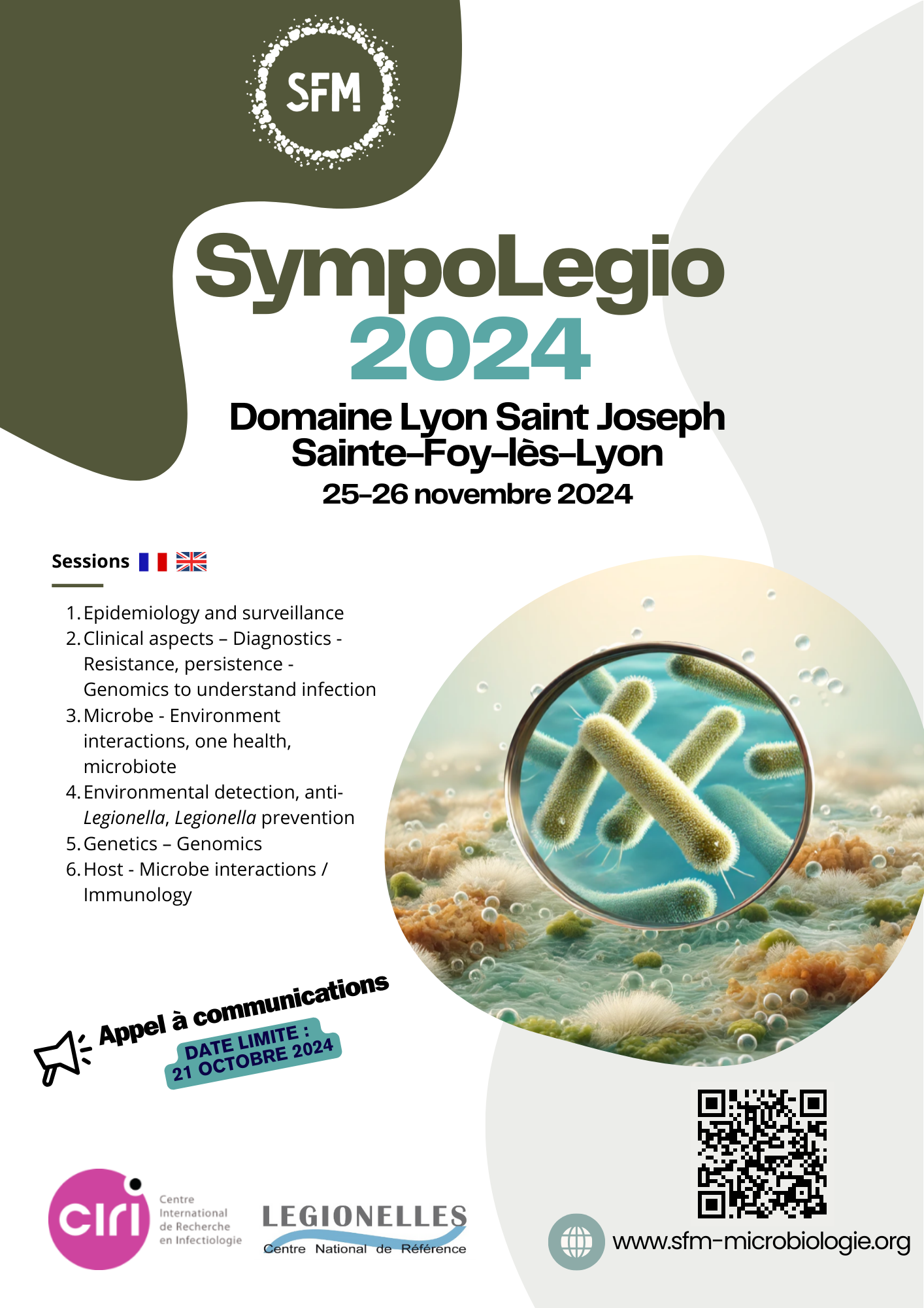 SympoLegio 2024 - Société Française de Microbiologie